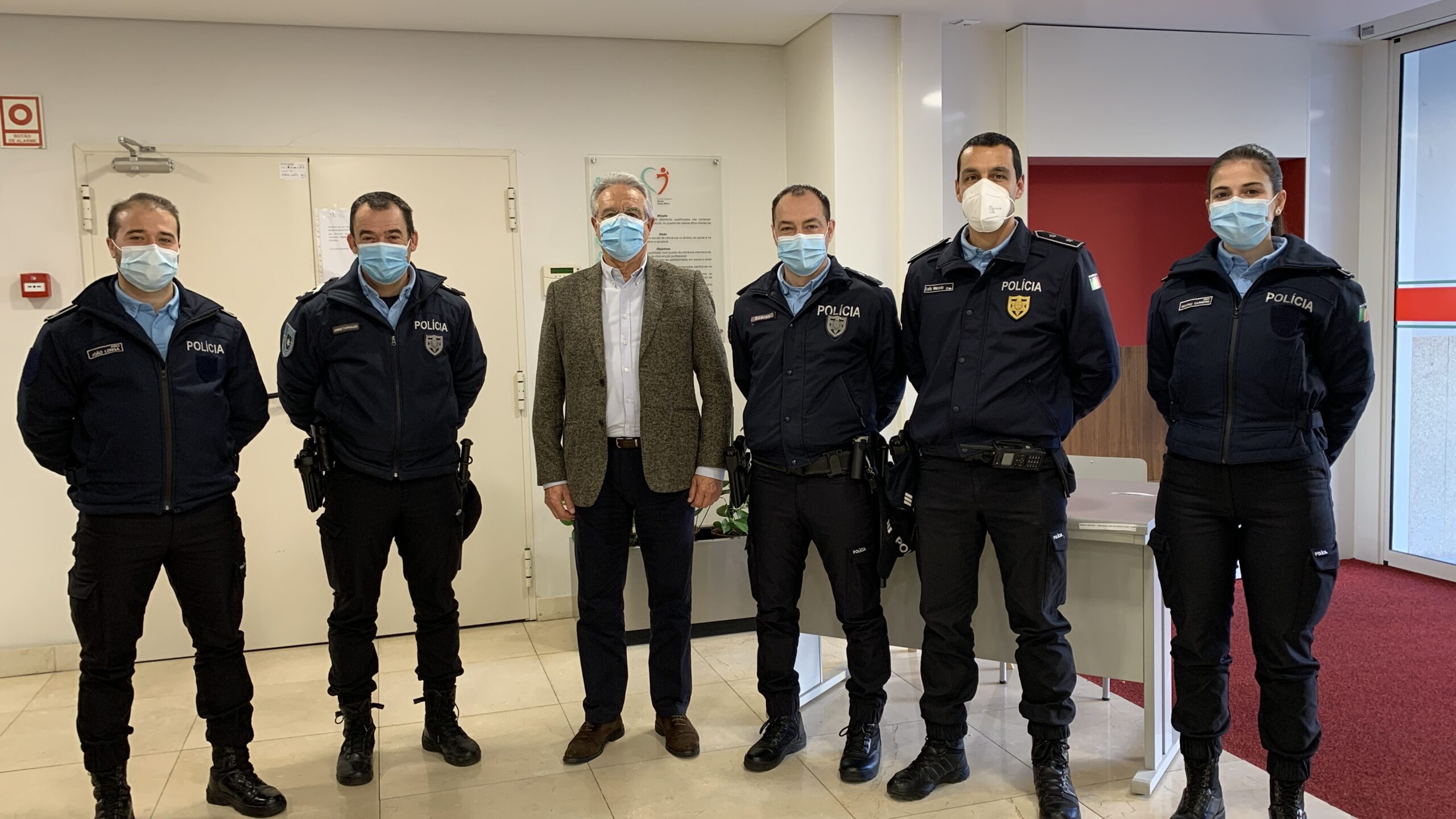 PSP Porto visita ESSSM - Santa Maria Health School - Porto